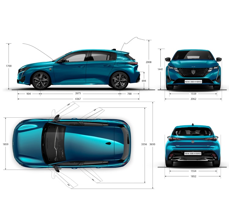PEUGEOT 308 | Hybride, Hybride rechargeable ou diesel | Berline